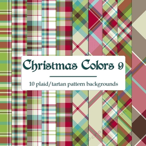Christmas Colors 9 - 8x8 Plaid Tartan Backgrounds - CUP926954_70864 ...