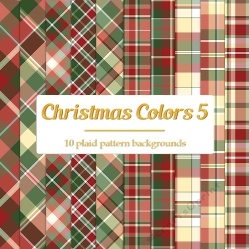 Christmas Colors 5 - 8x8 Plaid Tartan Backgrounds - CUP926956_70864 ...