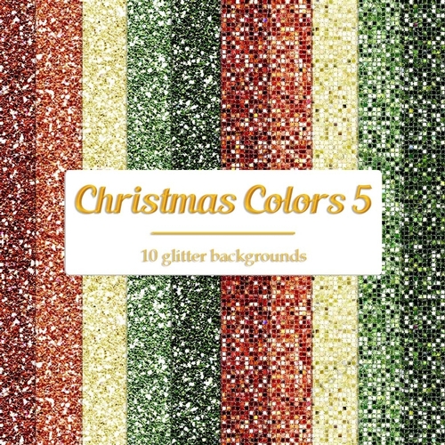 Christmas Colors 5 - 8x8 Glitter Patterns Backgrounds - CUP926958_70864 ...
