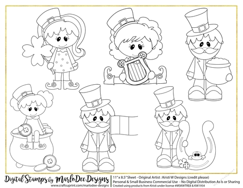 Lil Leprechauns - St. Patricks Day Digital Stamps - CUP952547_70864 ...