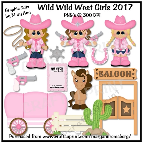 Wild Wild West Girls CU Print 2017 CU - CUP805403_79886 | Craftsuprint