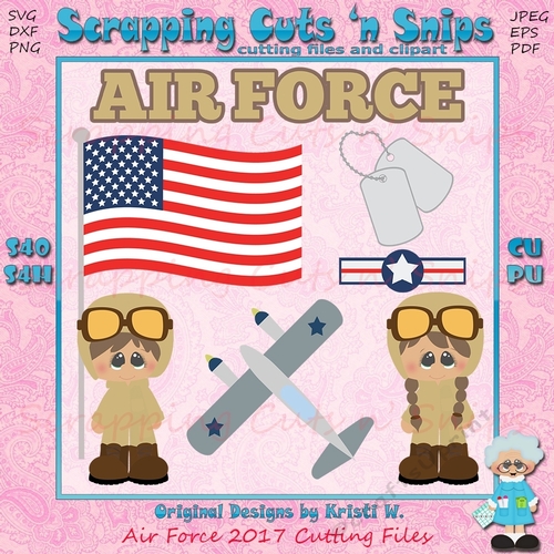 Air Force 2017 Cutting Files - CUP973068_79886 | Craftsuprint