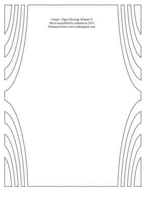 Ornare - Paper Piercing Abstract 8 - CUP116485_99 | Craftsuprint