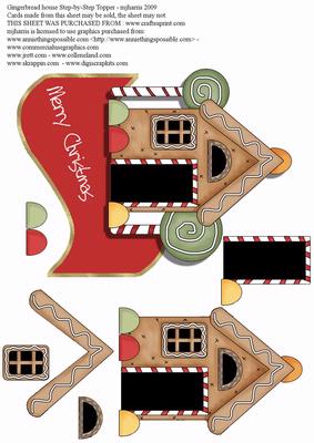 Gingerbread House Step-by-step - CUP14878_99 | Craftsuprint