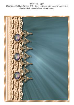 Blank Card Topper 2 - CUP161103_99 | Craftsuprint