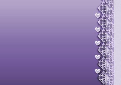 Purple Hearts & Lace Backing Paper - CUP163690_99 | Craftsuprint