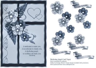 Sheltering Angel Card Front 2 - CUP200670_99 | Craftsuprint