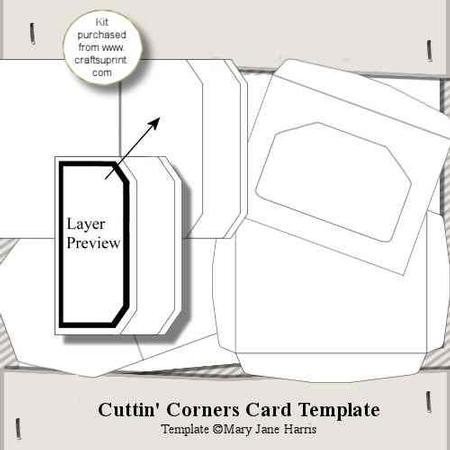 Cuttin' Corners Card & Envelope Template Kit - CUP310326_99 | Craftsuprint
