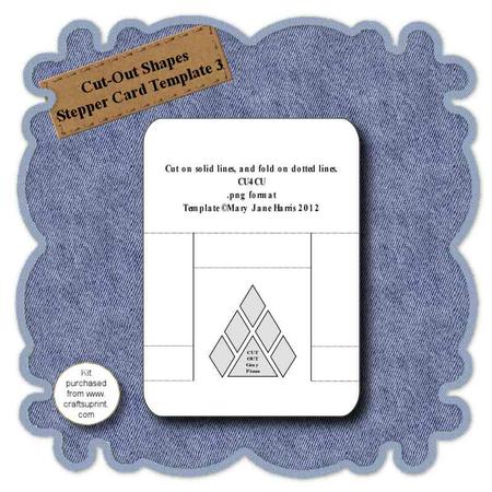 Cut-out Shapes Stepper Card Template 3 - CUP322003_99 | Craftsuprint