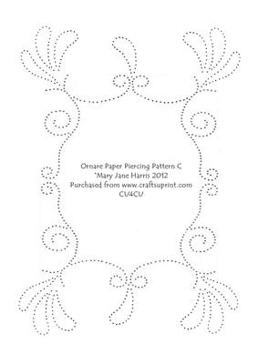 Ornare Paper Piercing Pattern C - Cu4cu - CUP325608_99 | Craftsuprint