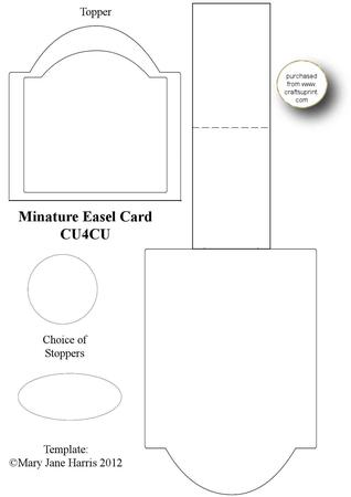 Minature Easel Template 1 - Cu4cu - CUP329413_99 | Craftsuprint