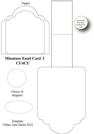 Minature Easel Template 2 - Cu4cu - CUP329414_99 | Craftsuprint