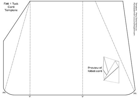 Fold & Tuck Card Template - Cu4cu - CUP330737_99 | Craftsuprint