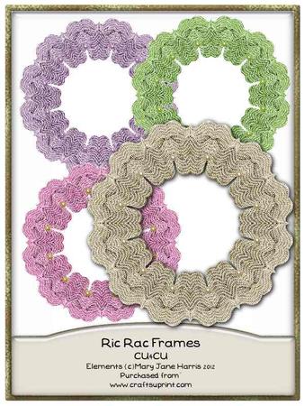 Ric Rac Frames - Cu4cu - CUP352979_99 | Craftsuprint