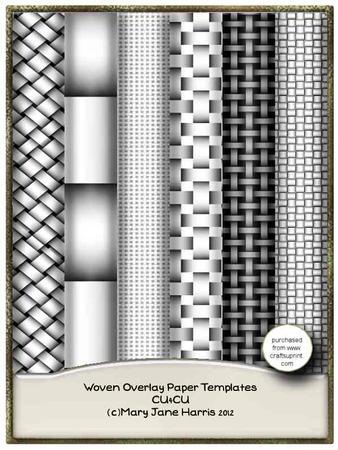 Woven Overlay Paper Templates - Cu4cu - CUP360082_99 | Craftsuprint