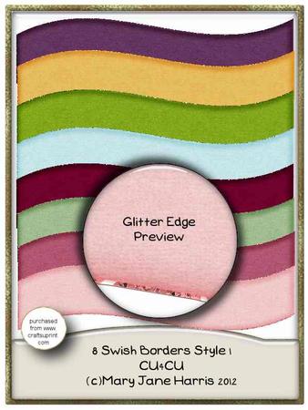 8 Swish Style Borders Style 1 - Cu4cu - CUP366594_99 | Craftsuprint