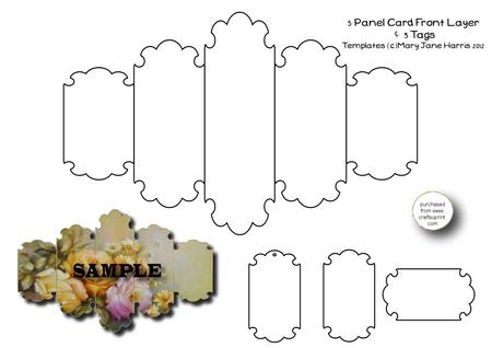 5 Panel Card Front Layer & 3 Tags Templates - Cu4cu - CUP384901_99 ...