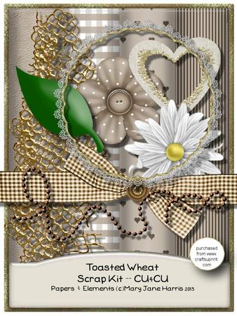 Toasted Wheat Scrap Kit - Cu4cu - CUP393389_99 | Craftsuprint