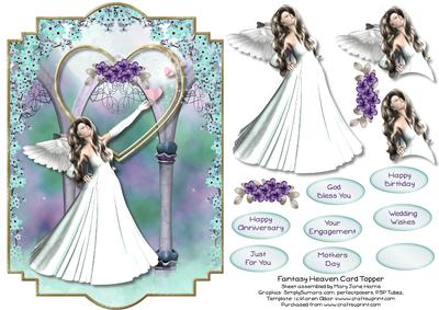 Fantasy Heaven Card Topper 3 - CUP414708_99 | Craftsuprint
