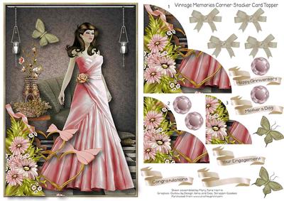 Vintage Memories Corner-stacker Card Topper 2 - CUP594225_99 | Craftsuprint