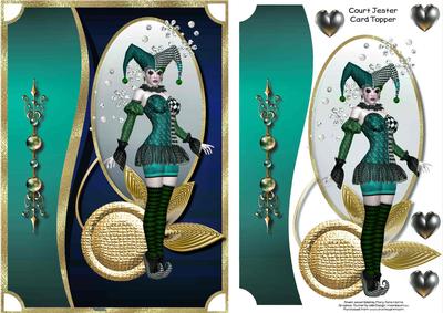 Court Jester Card Topper 2 - CUP598877_99 | Craftsuprint