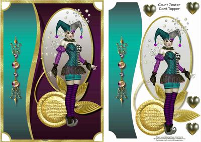 Court Jester Card Topper 3 - CUP598878_99 | Craftsuprint