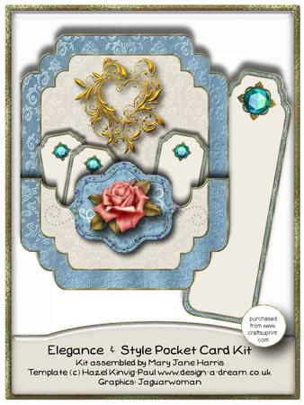 Elegance & Style Pocket Card Kit 1 - CUP599644_99 | Craftsuprint