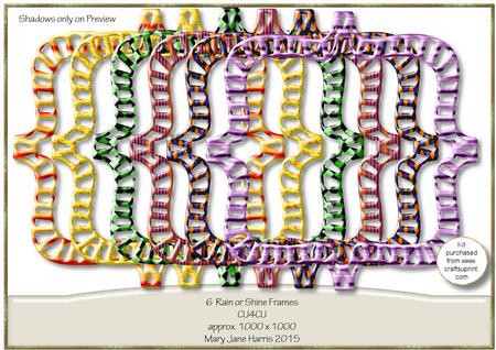 6 Rain or Shine Frames - Cu4cu - CUP622038_99 | Craftsuprint
