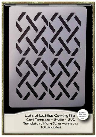 Lots Of Lattice Card Cutting File - CUP708301_99 | Craftsuprint