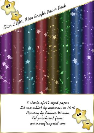 Star Light, Star Bright Paper Pack - CUP76782_99 | Craftsuprint