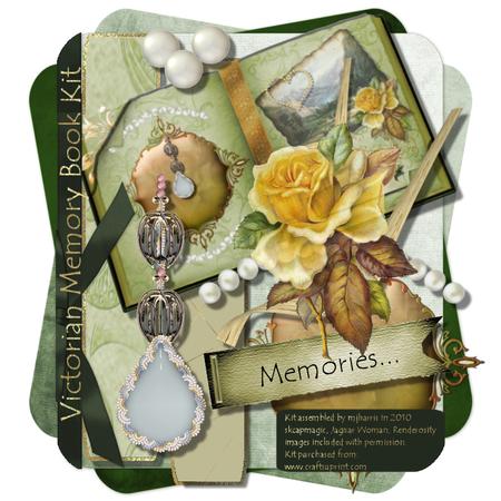 Victorian Memory Book Kit - CUP79607_99 | Craftsuprint