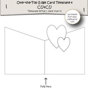 Over-the-edge Necktie Card Template - Cu4cu - CUP322943_99 | Craftsuprint
