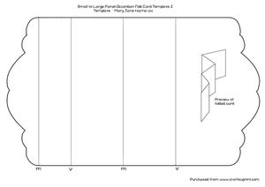 Open Book Card Template 2 - CUP289563_99 | Craftsuprint