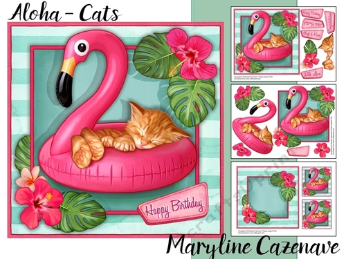 Aloha - Cats - CUP894179_2350 | Craftsuprint