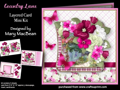 Country Lane - Layered Card Mini Kit - CUP1043437_1648 | Craftsuprint