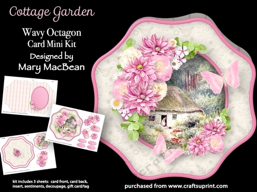 Cottage Garden - Wavy Octagon Card Mini Kit - CUP1068891_1648 ...