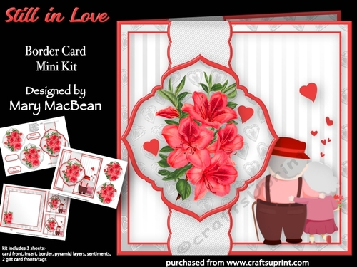 Still in Love - Border Card Mini Kit - CUP1091530_1648 | Craftsuprint