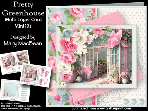 Pretty Greenhouse - Multi-Layer Card Mini Kit - CUP1200533_1648 ...
