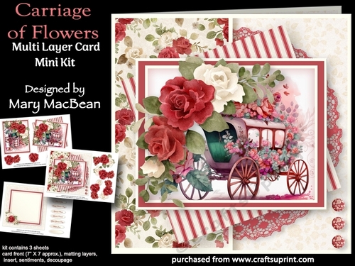 Carriage of Flowers - Multi-Layer Card Mini Kit - CUP1200534_1648 ...