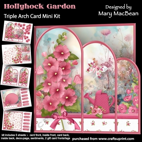 Hollyhock Garden - Triple Arch Card Mini Kit - CUP1212568_1648 ...