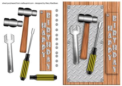 Tools - Birthday - CUP305914_1648 | Craftsuprint