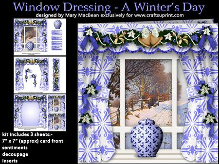 Window Dressing - a Winter's Day - CUP546969_1648 | Craftsuprint