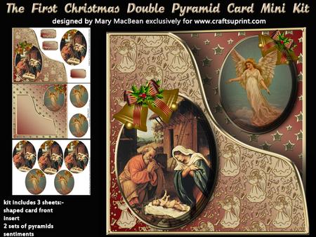 The First Christmas Double Pyramid Card Mini Kit - CUP555140_1648 ...