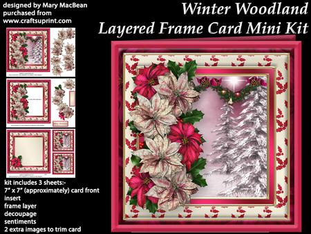 Winter Woodland - Layered Frame Card Mini Kit - CUP653607_1648 ...