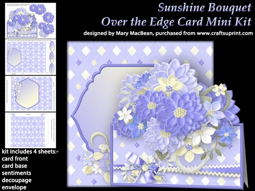 Sunshine Bouquet - Over the Edge Card Mini Kit - CUP723926_1648 ...
