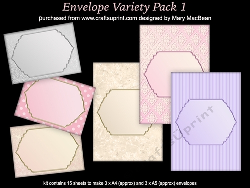 Envelope Variety Pack 1 - CUP769580_1648 | Craftsuprint