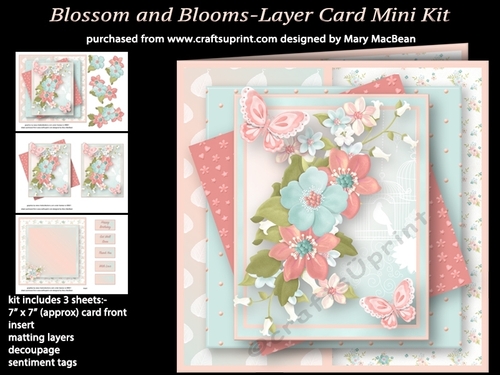 Blossom and Blooms - Multi-Layer Card Mini Kit - CUP790334_1648 ...