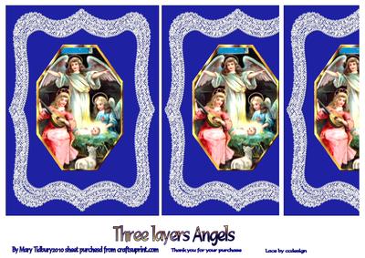 Three Layers Angels - CUP112973_21 | Craftsuprint