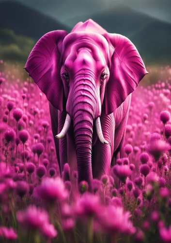 The pink Elephant - CUP1231974_2229 | Craftsuprint