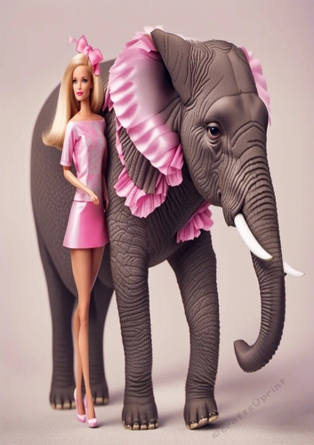 Barbie world elephant - CUP1232017_2229 | Craftsuprint